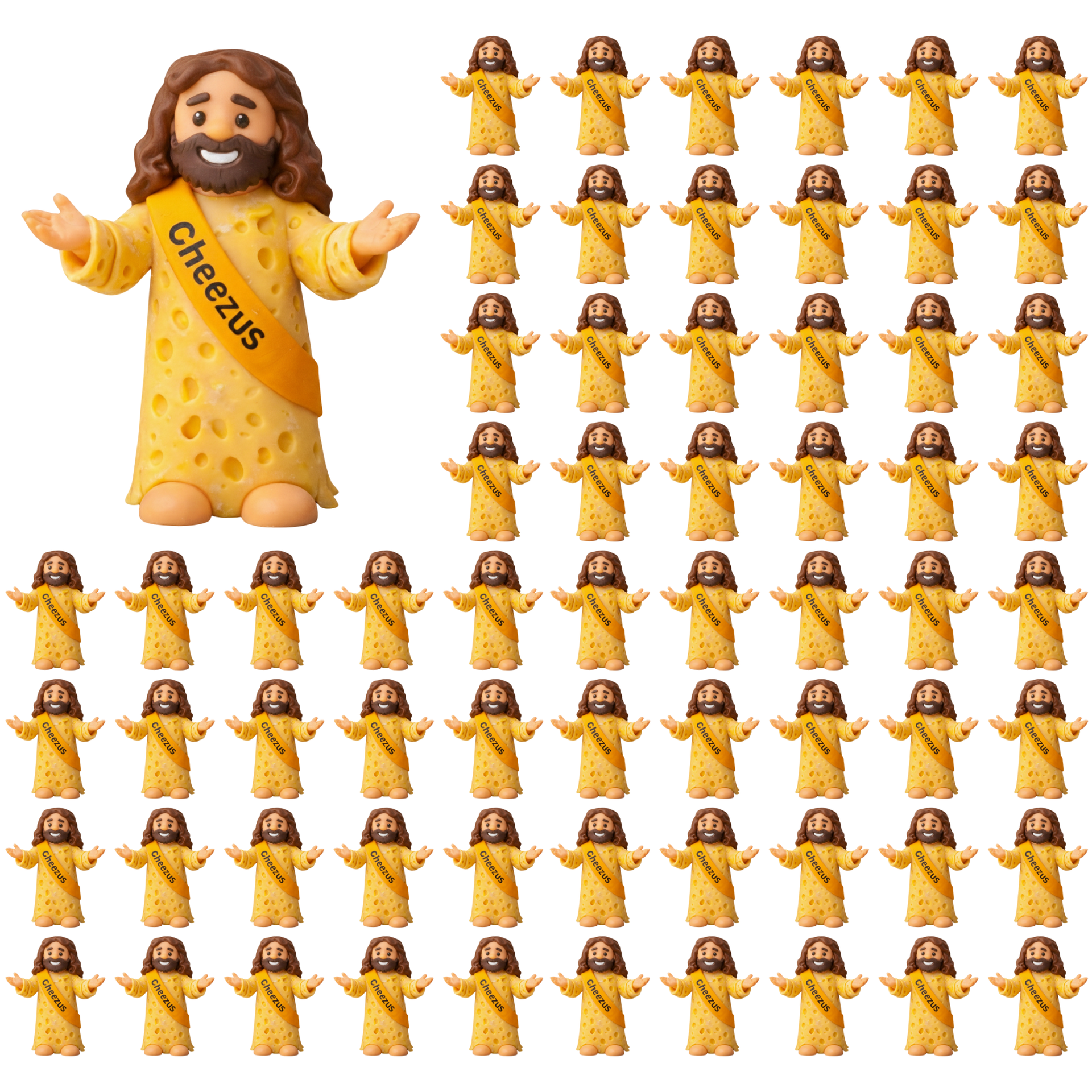 Cheezus: Little Cheesy Jesus Figurine [PRE-ORDER] [3D Printed ...